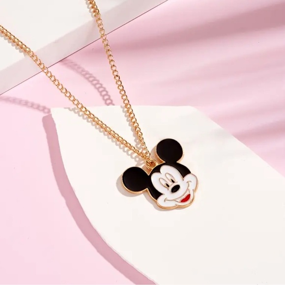 Jewelry | Mickey Mouse Gold Necklace | Poshmark